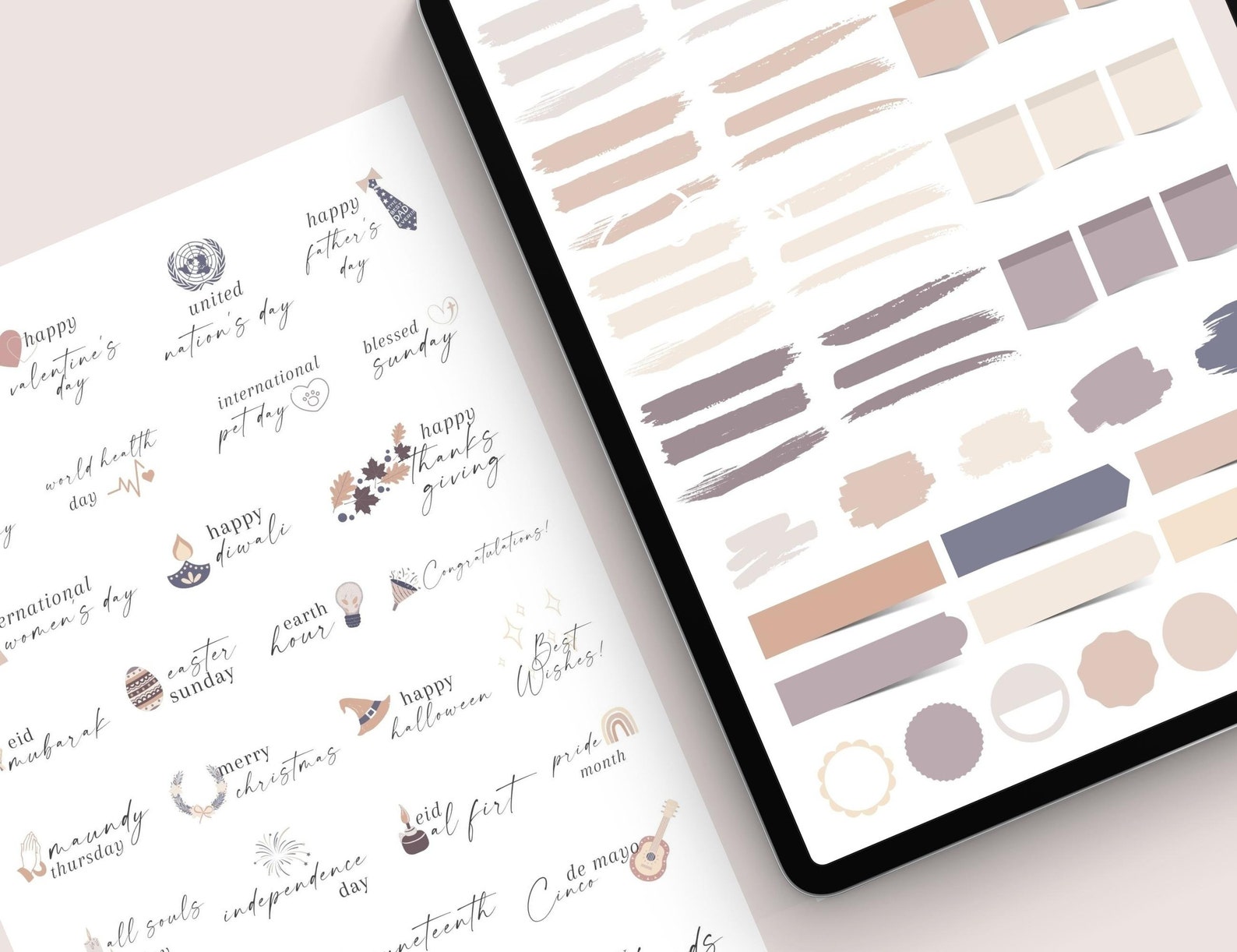 Daily Living Goodnotes Stickers for Everyday Life Everyday - Etsy