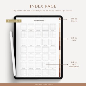 Neutral Digital Notebook for Goodnotes, Notability Neutral Notebook ...