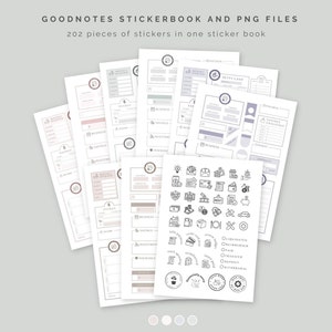 Finance and Budget Digital Stickers for Goodnotes, Money Manager ...