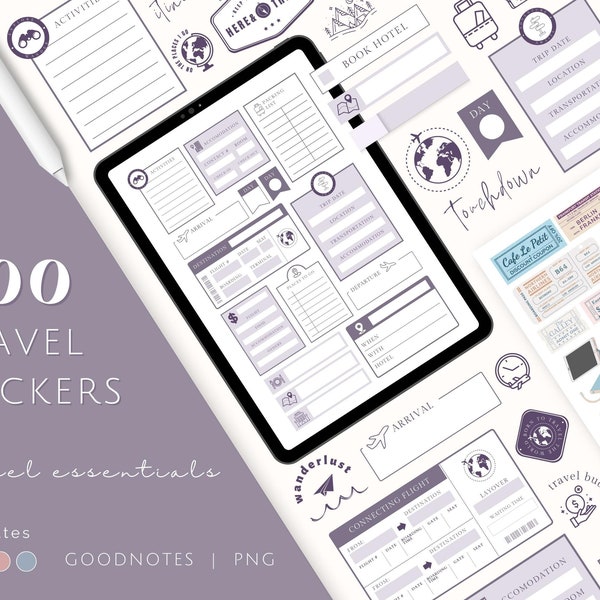 Travel Stickers - Etsy