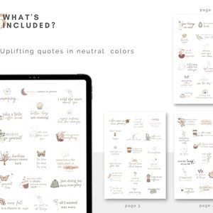 Ultimate Neutral Digital Sticker Bundle: Everything Essential Goodnotes ...