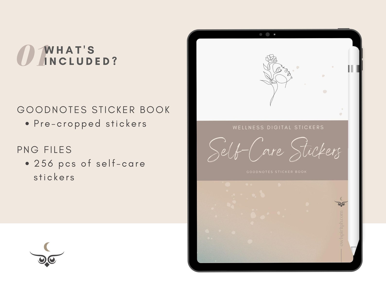 Self-care Digital Stickers for Goodnotes Wellness Stickers - Etsy