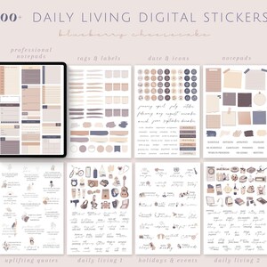 Daily Living Goodnotes Stickers for Everyday Life, Everyday Task ...