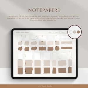 Aesthetic Goodnotes Digital Stickers for Ipad, Moodboard Stickers ...