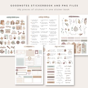 Book Lover Digital Stickers for Goodnotes | Bookworm Stickers, Wellness ...