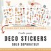 Aesthetic Summer Season Watercolor Digital Planner Stickers, Hand Drawn ...