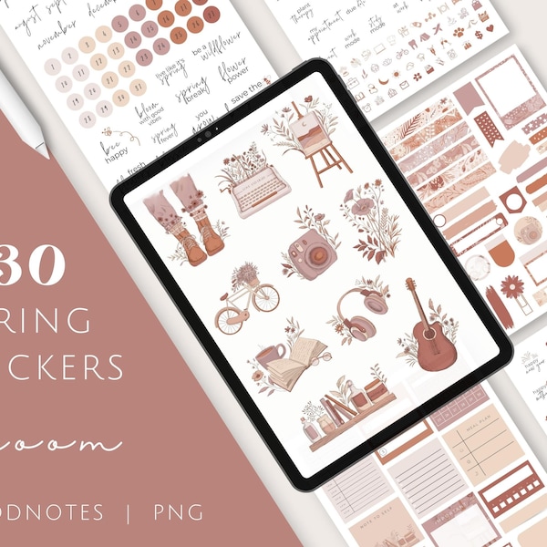 Spring Stickers - Etsy