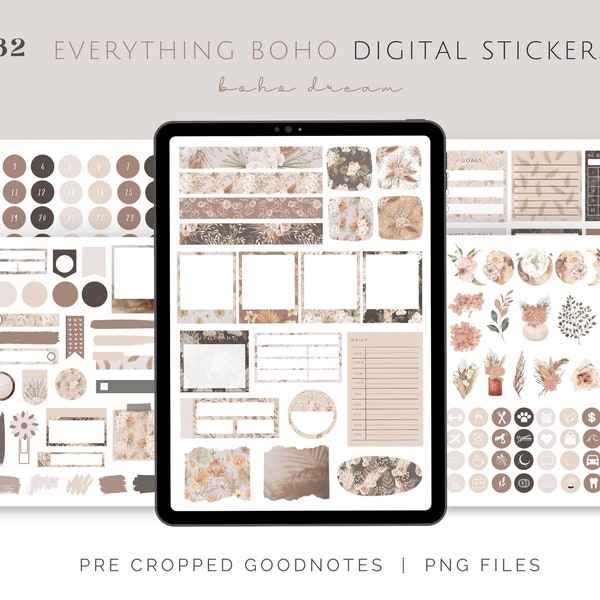 Boho Stickers - Etsy