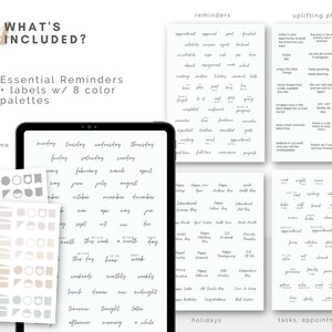 Ultimate Neutral Digital Sticker Bundle: Everything Essential Goodnotes ...