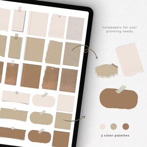 Manifestation Digital Stickers for Goodnotes, Neutral, Aesthetic Women ...