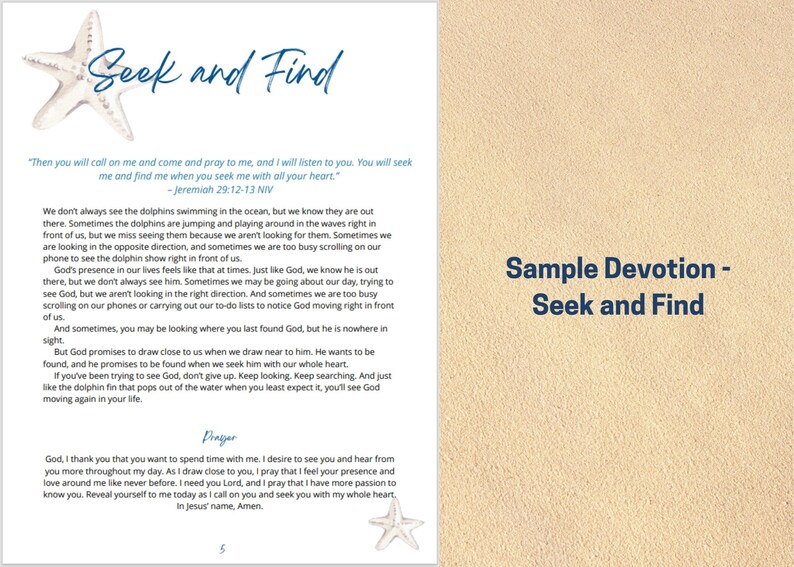Summer Devotional | Beach Devotional | Summer Devotions | Devotional ...