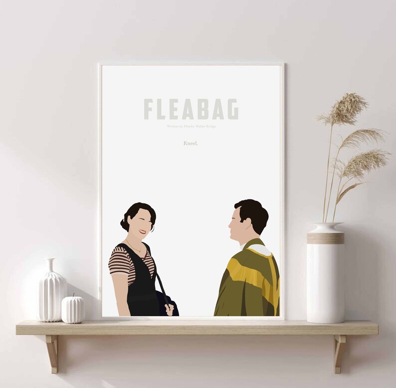 Fleabag Movie Poster | Fleabag Poster | Mid Century Modern Poster ...