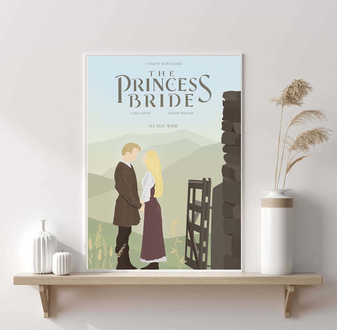 The Princess Bride Movie Poster |the Princess Bride Movie | Retro Movie ...