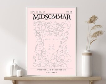 Midsommar / Ari Aster / Movie Inspired Vintage Poster Print / | Etsy