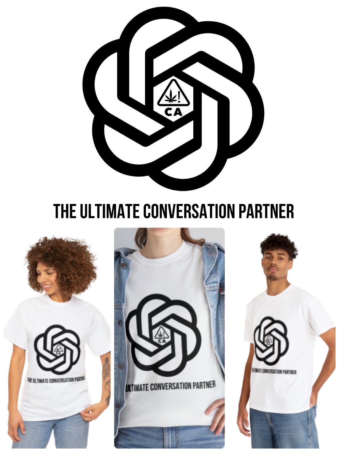Chat GPT T-shirt Openai the Ultimate Conversation Partner T-shirt ...