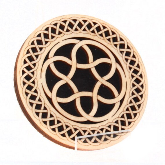 Kitchen & Dining Drink & Barware Home & Living Celtic Knot Wooden ...