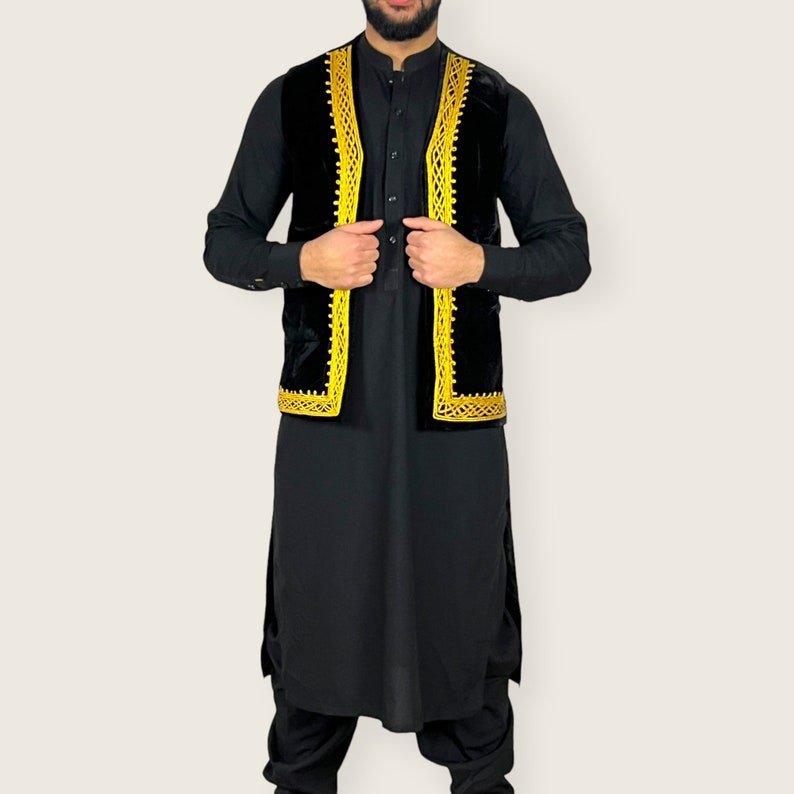 Classic Peran Tumban With Waskat Tradition Afghan Man Cloth - Etsy