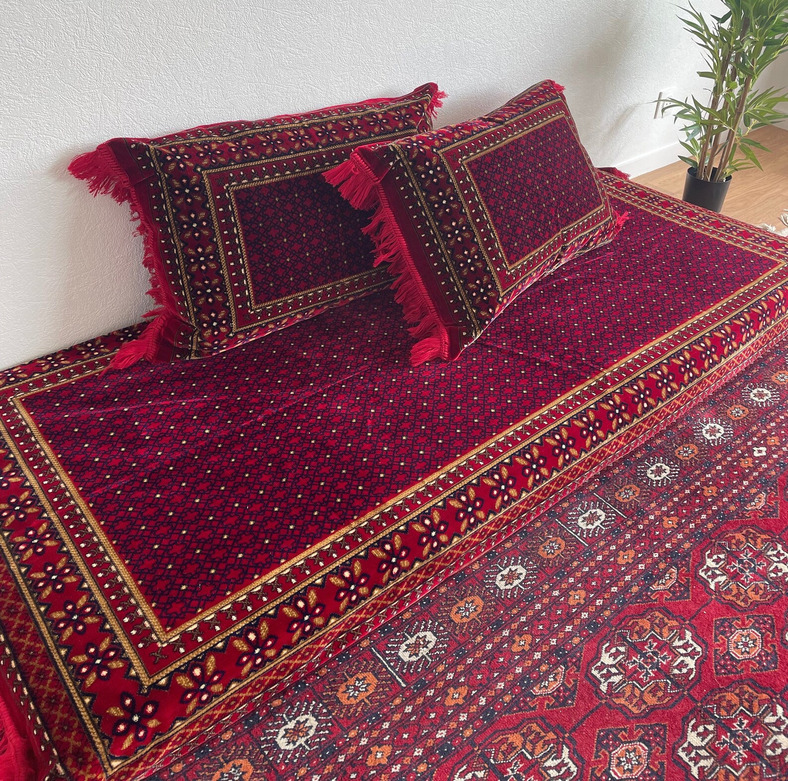 Afghan Toshak 1 Floor Sofa 2 Pillows Covers Gift for Mum - Etsy