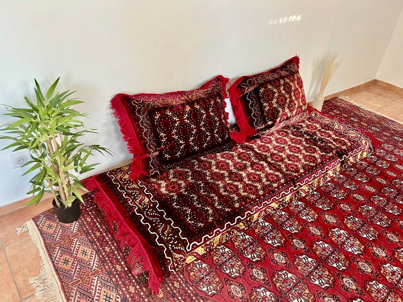 Arabic Majlis Floor Cushion Seating Afghan Toshak Cover - Etsy UK