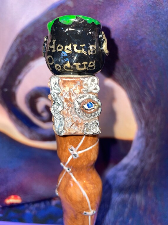 Clay Crochet Hook Hocus Pocus Book Inspired 5.5mm Handmade - Etsy