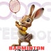 Rabbit Png, Rabbit Sublimation, Racket Scientist Png, Badminton Shirt ...