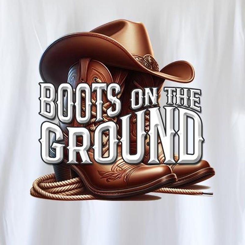 Boots on the Ground Fan - Etsy