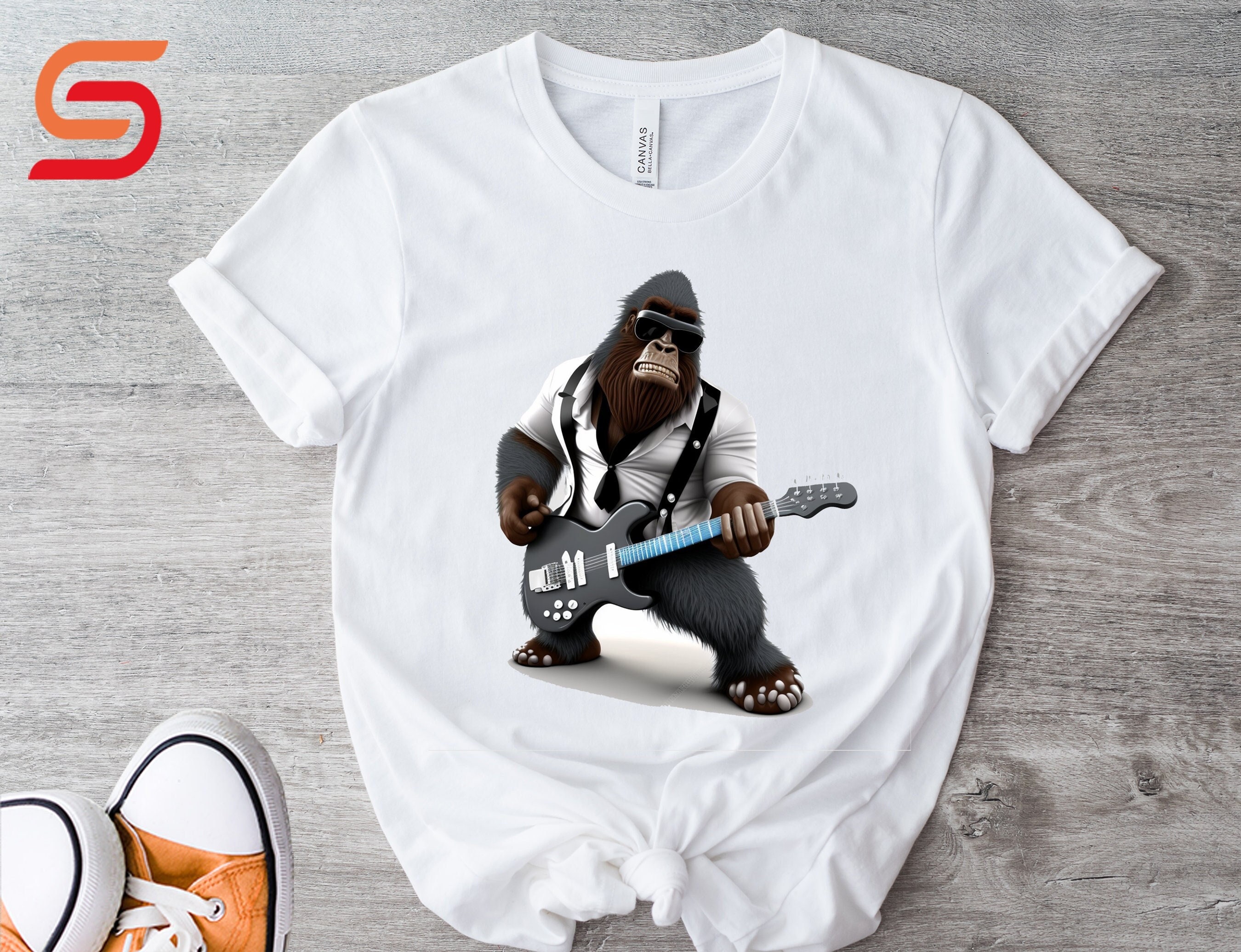 Bigfoot Png, Sasquatch Rock and Roll Png, Bigfoot Rock and Roll Png ...
