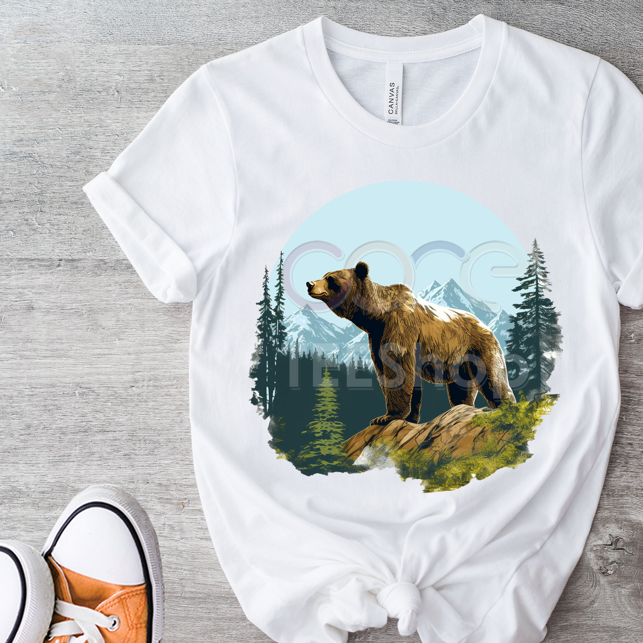 Polar Bear Sublimation Bear Bundle Png Awesome Papa Bear Lover mountain ...