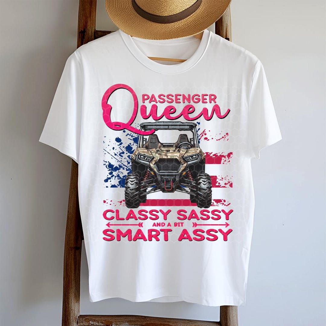 UTV Passenger Queen PNG for Sublimation | Side by Side Utv Tshirt ...