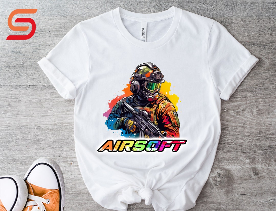 Airsoft Colorfull Games Sublimation Dad Shirt Design Png - Etsy