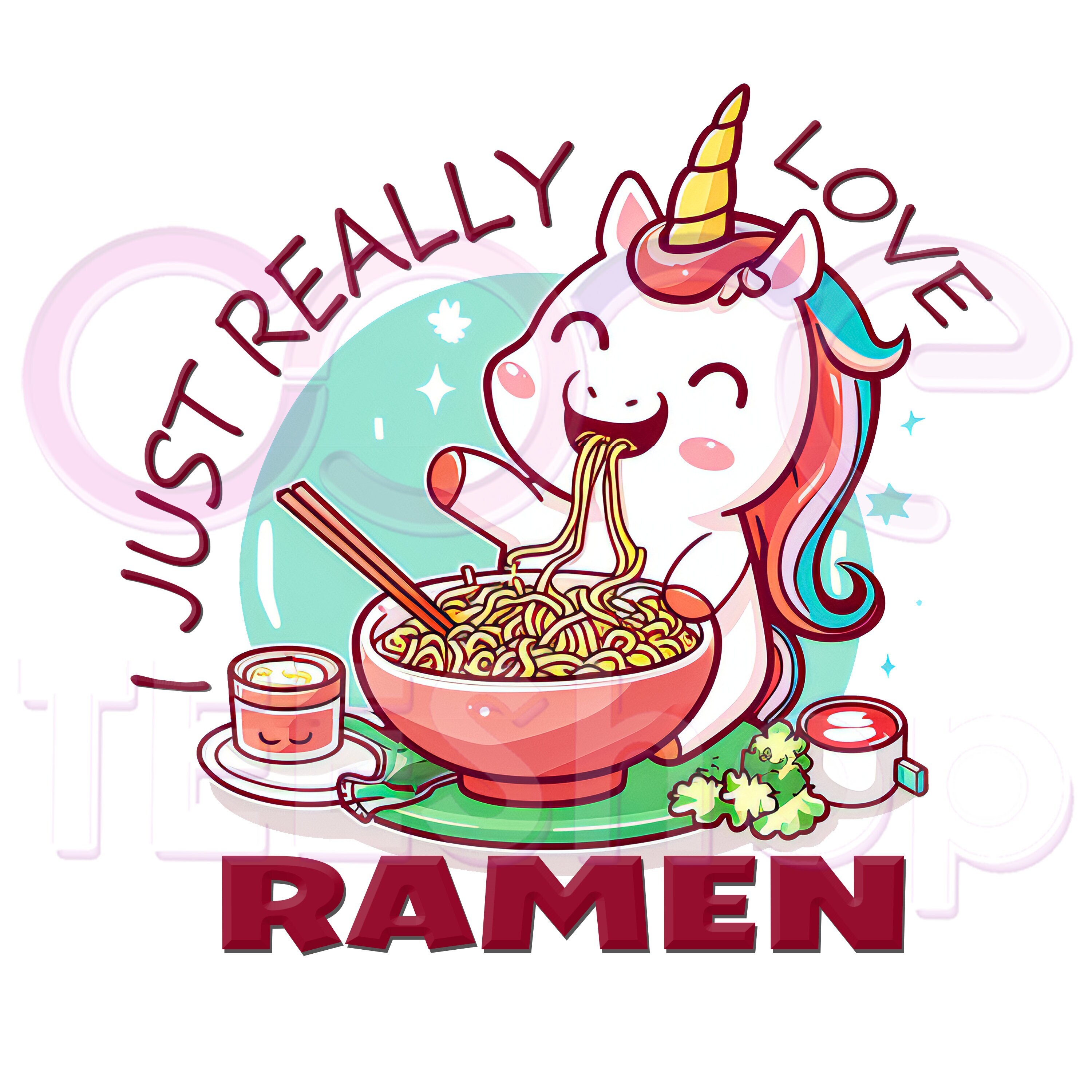 Unicorn Eating Ramen Png, Ramen Lover Shirt, Ramen Shirt Design, I ...