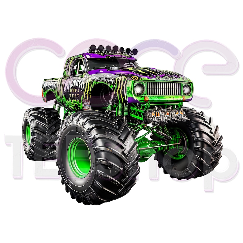 Monster Truck Sublimation, Monster Truck Png, off Road Png, Monster ...