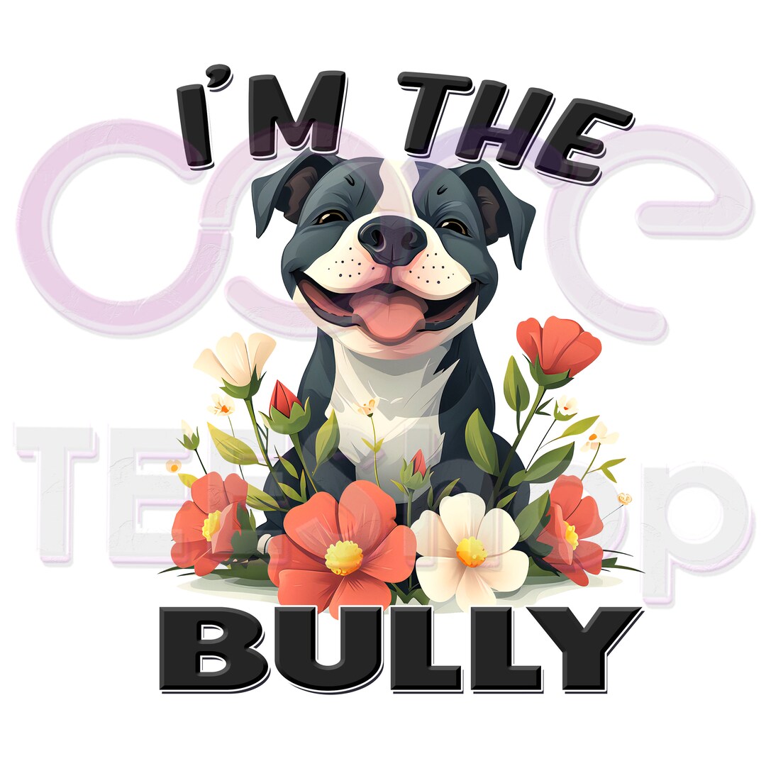 American Bully Png, Pitbull Shirt Design, American Bully Dog Tshirt ...