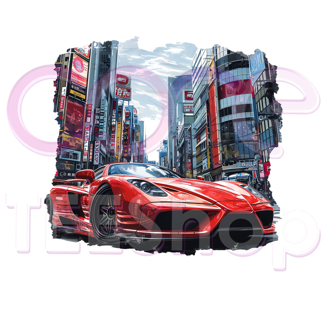 Sports Car Png, Sports Car Sublimation, Racing Car Shirt Design Png ...