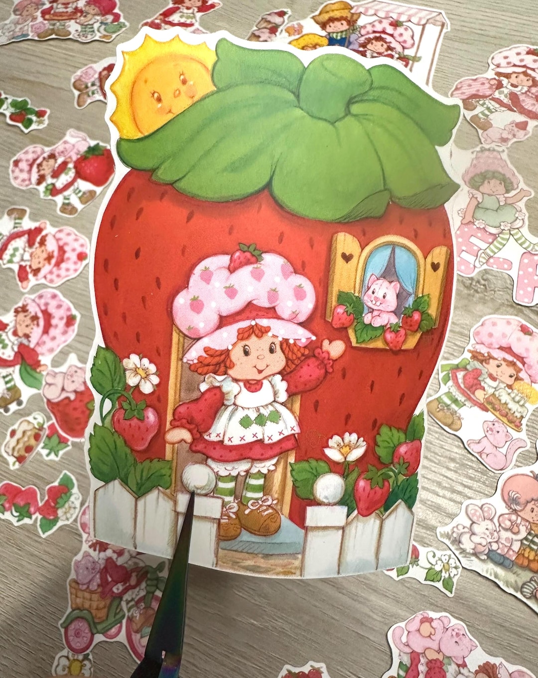 Strawberry Shortcake (licensed) Matte Sticker Decals - 42 Pc Assorted ...