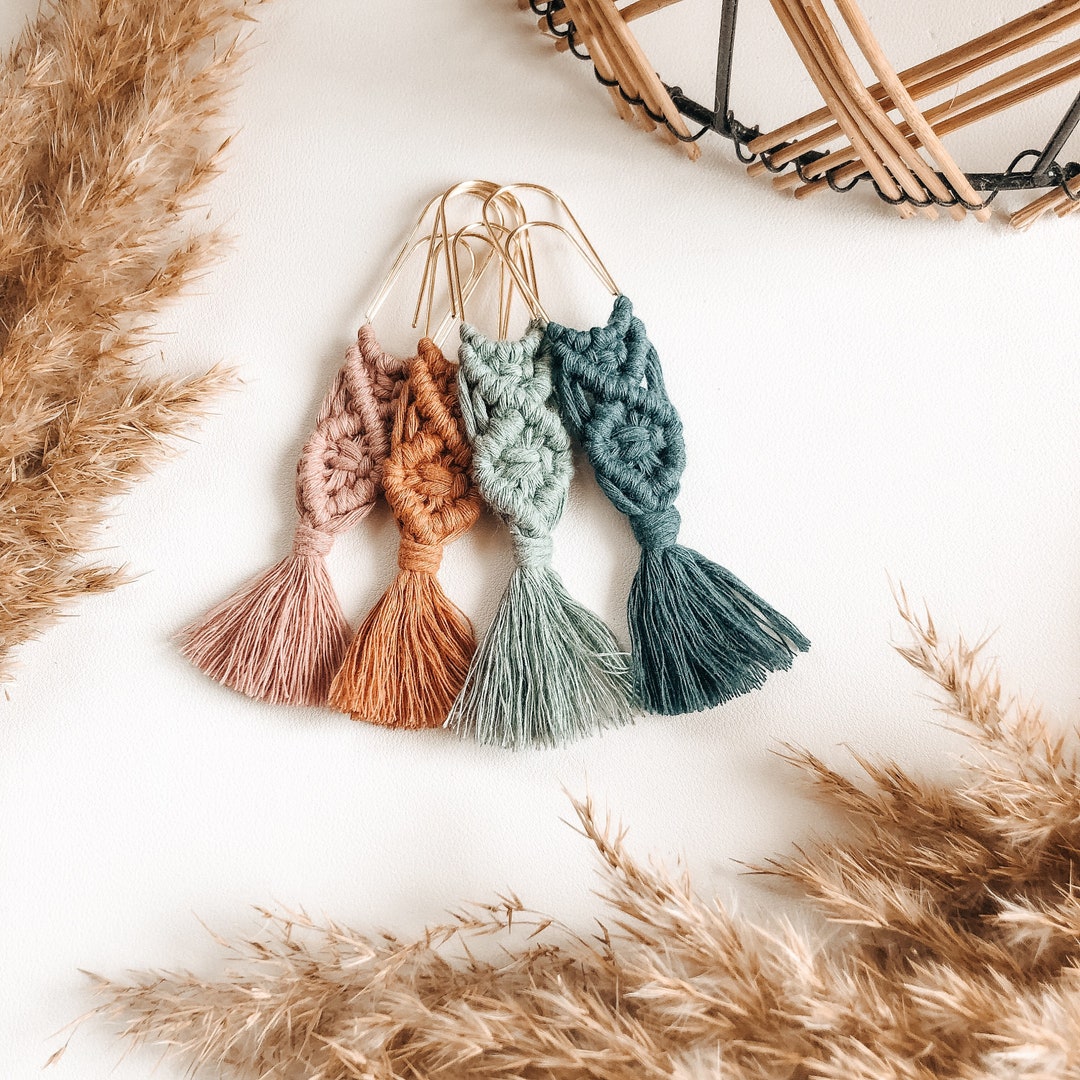 Macrame Bookmarks Boho Bookmarks Christmas Gift - Etsy