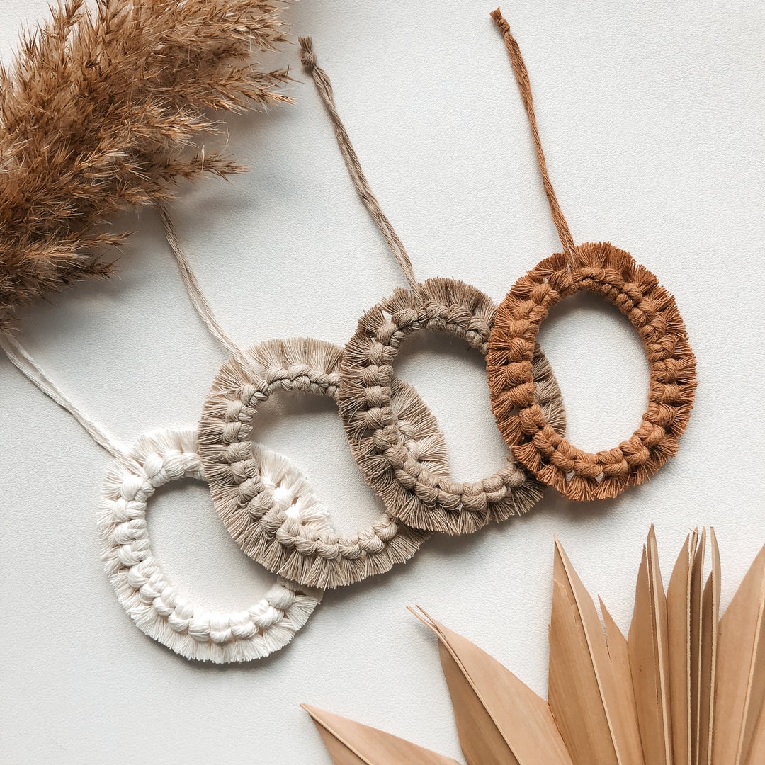 Macrame Easter Pendant in Egg Shape | Egg Pendant | Easter Jewelry ...