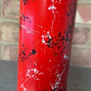 Red Marble / Colourful Dented Spray Cans Hand-painted Artistic Ornament ...