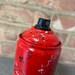 Red Marble / Colourful Dented Spray Cans Hand-painted Artistic Ornament ...
