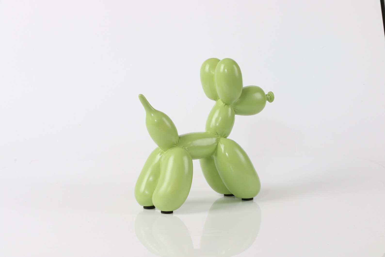 Apple Green Balloon Dog Statue Sculpture Pop Art Home Decor - Etsy