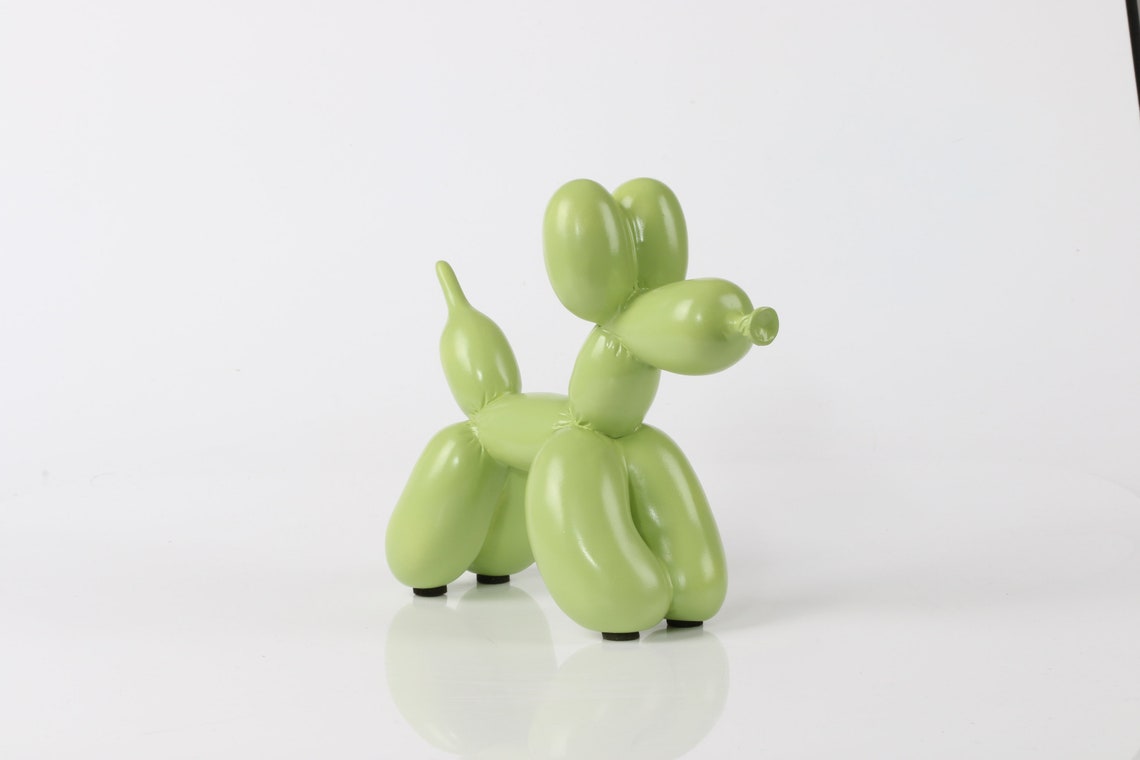 Apple Green Balloon Dog Statue Sculpture Pop Art Home Decor - Etsy