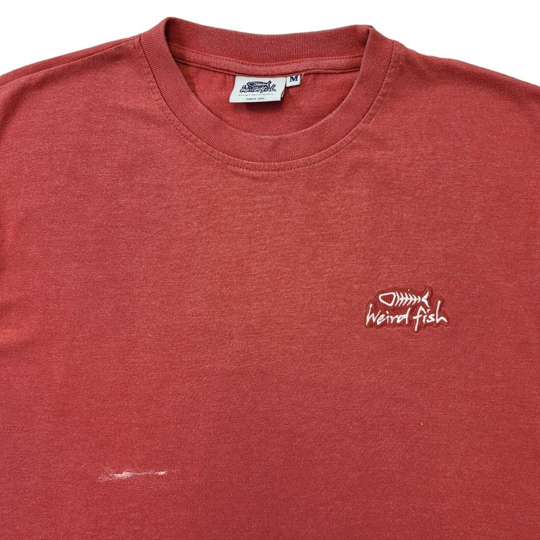 Weird Fish T-shirt 90s Vintage Short Sleeve Tee Red Size - Etsy