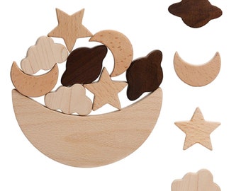 Montessori Star and Moon | Etsy