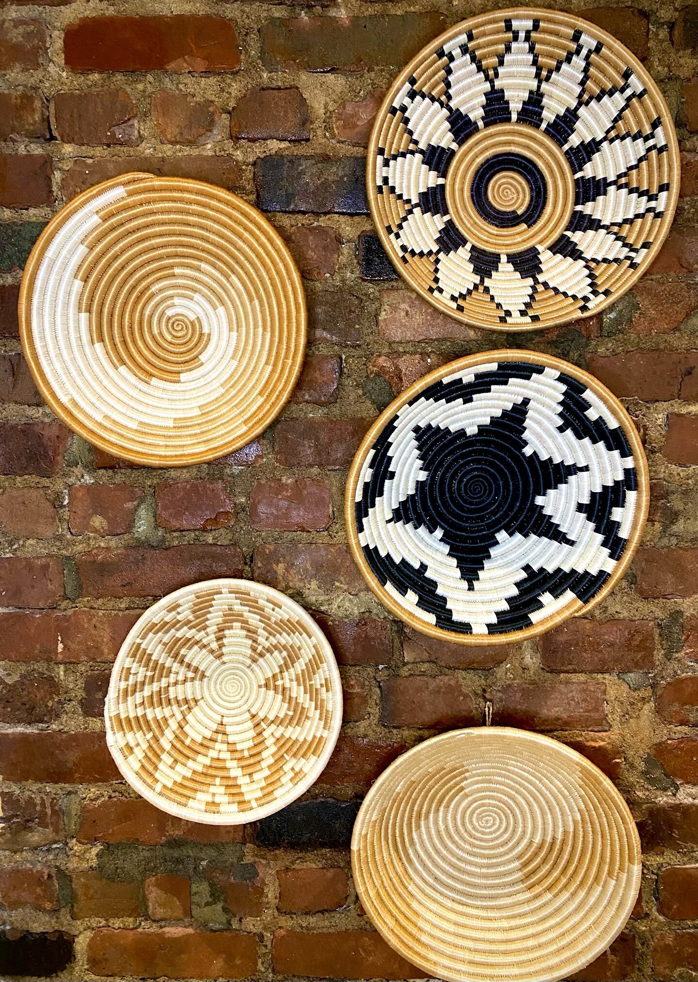 12 Inch Rwandan Agaseke Sisal Wall Baskets - Etsy