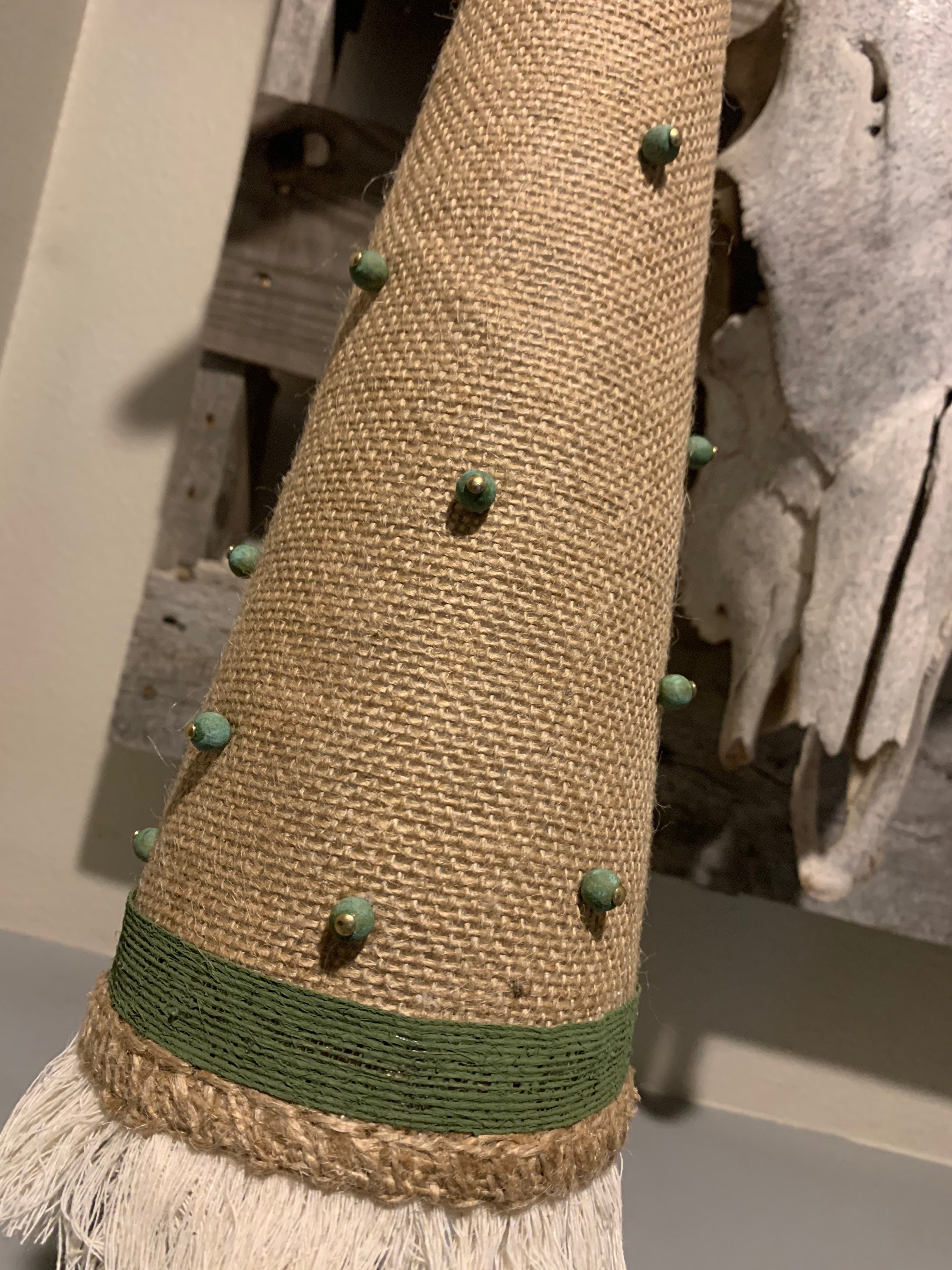 Farmhouse Table Top Cone Tree Set of 3, Spring Centerpiece, Shabby ...