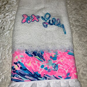 Preppy 1 Set Hand Towels Custom - Etsy