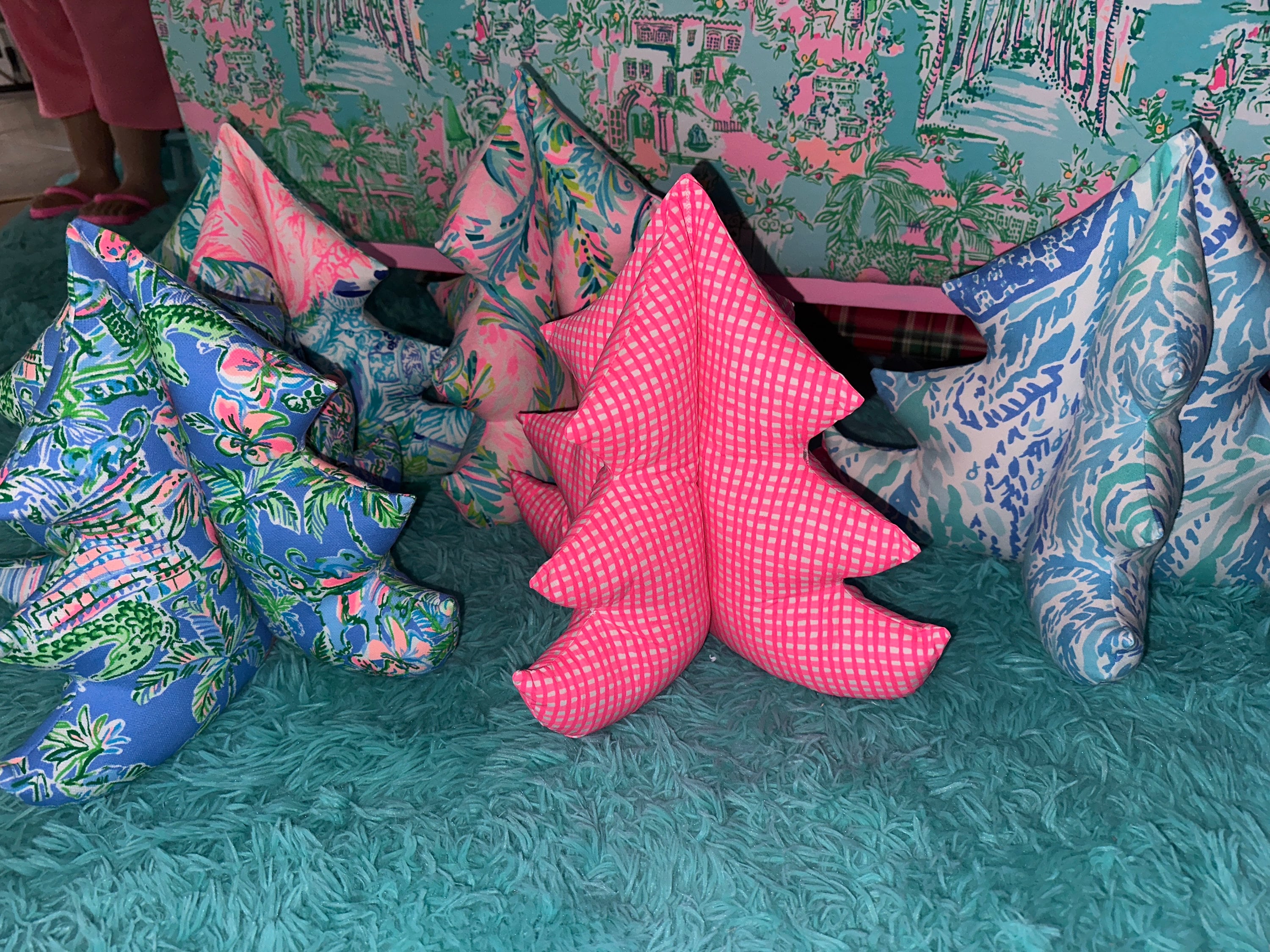 12inch Preppy Palm Beach Style Stuffed / Christmas Tree - Etsy