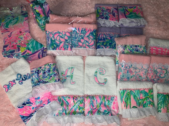 Preppy 1 Set Hand Towels Custom | Etsy