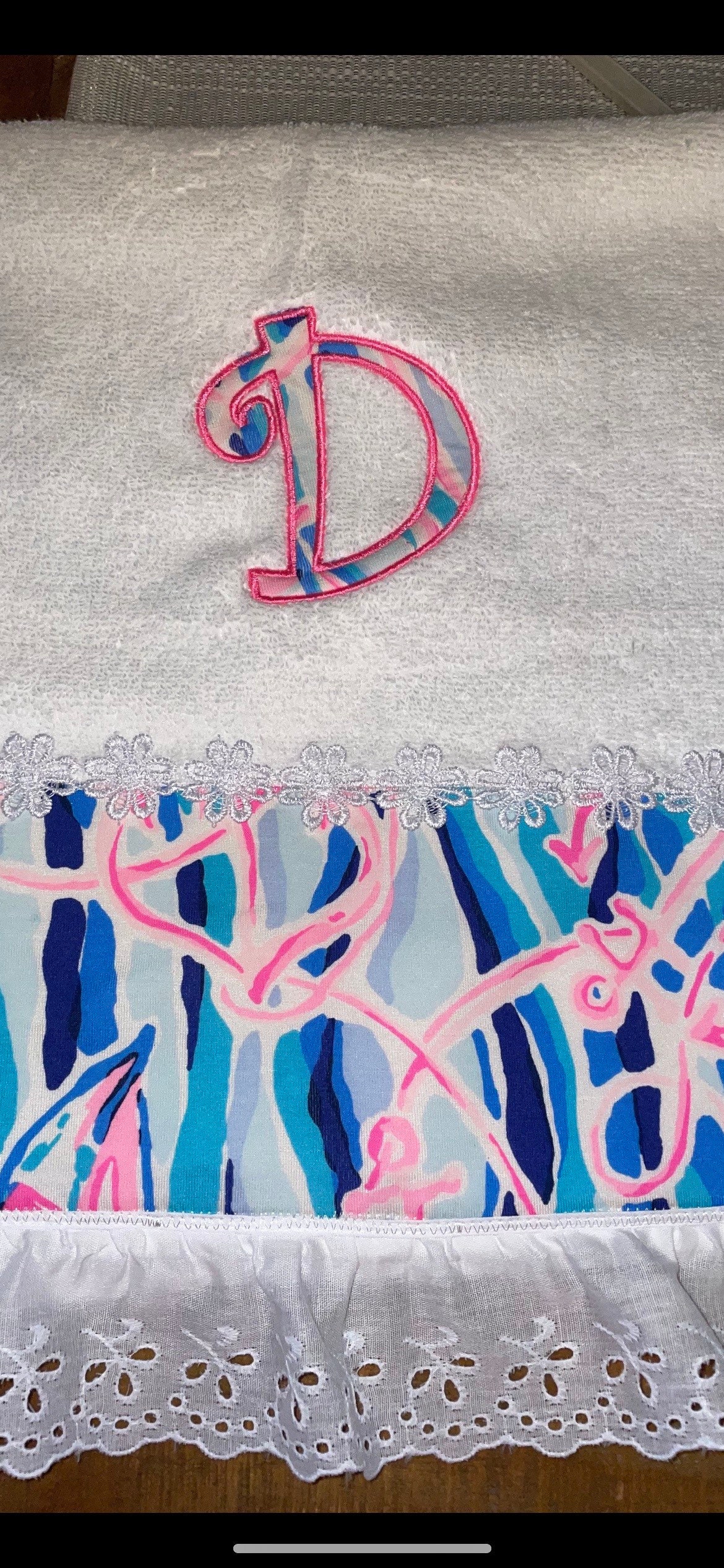 Preppy 1 Set Hand Towels Custom | Etsy