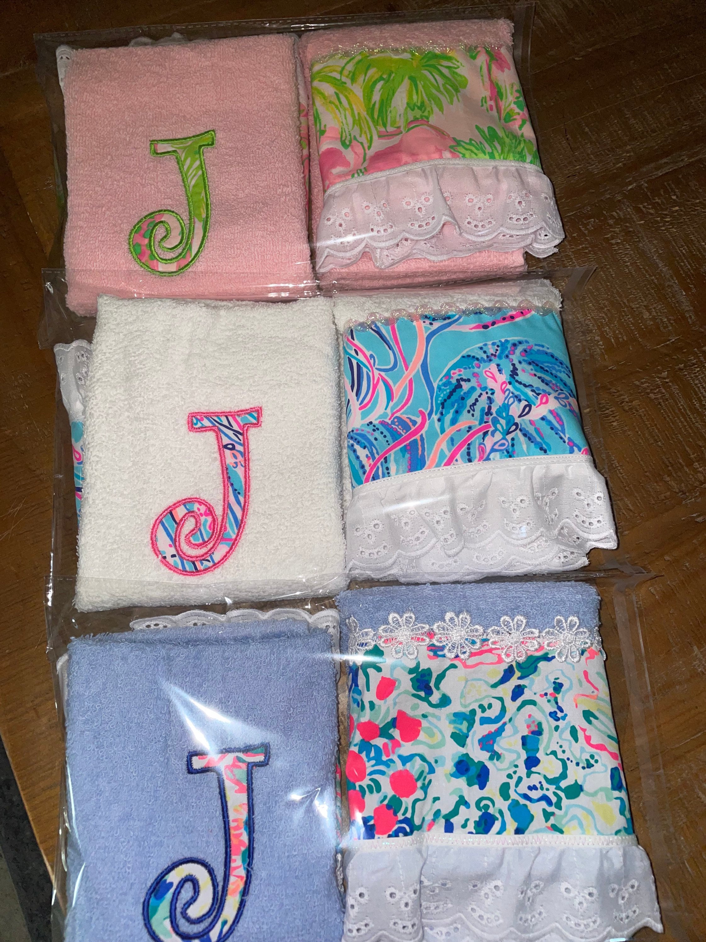 Preppy 1 Set Hand Towels Custom | Etsy